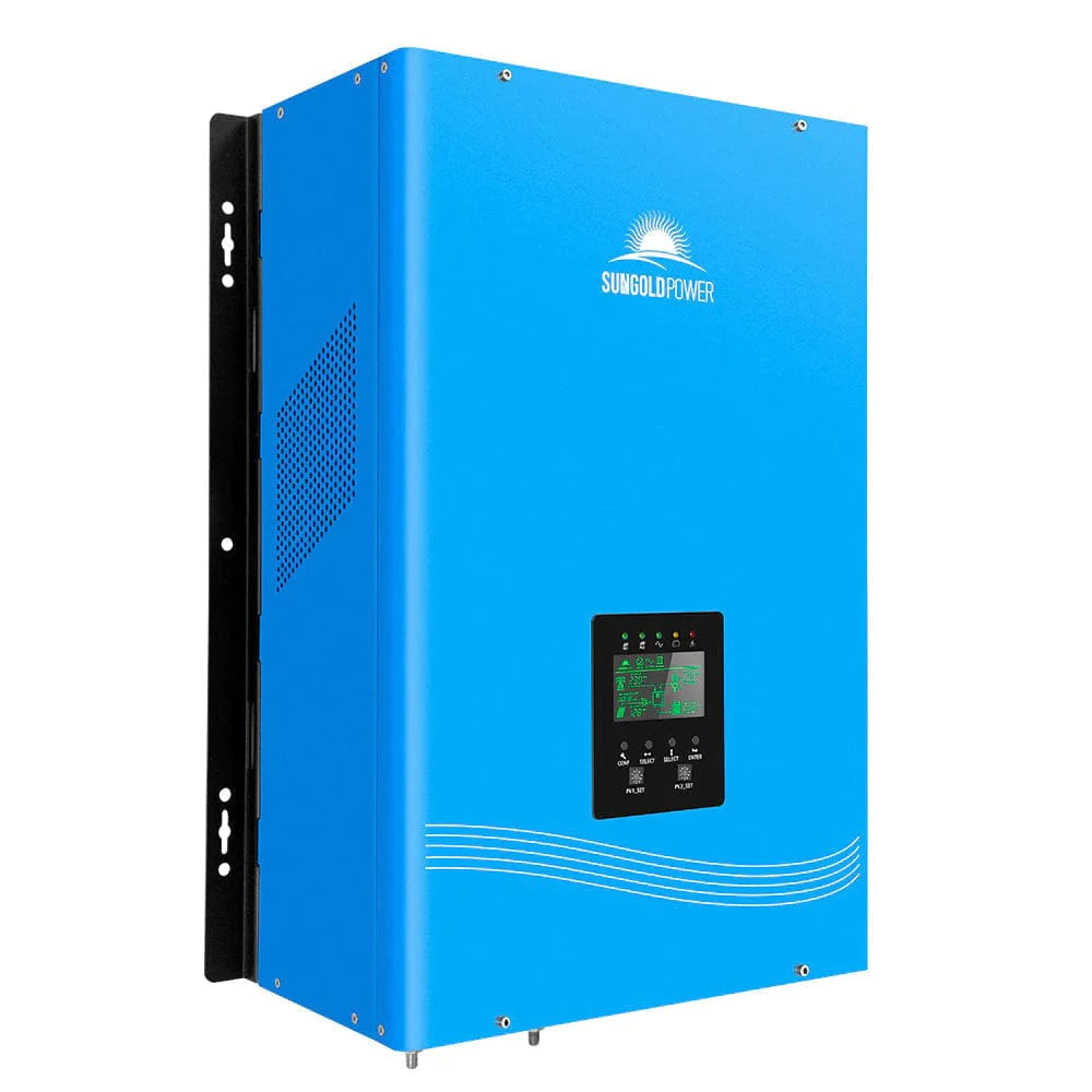 SunGoldPower 10KW 48V Split Phase Pure Sine Wave Hybrid Solar Inverter ...