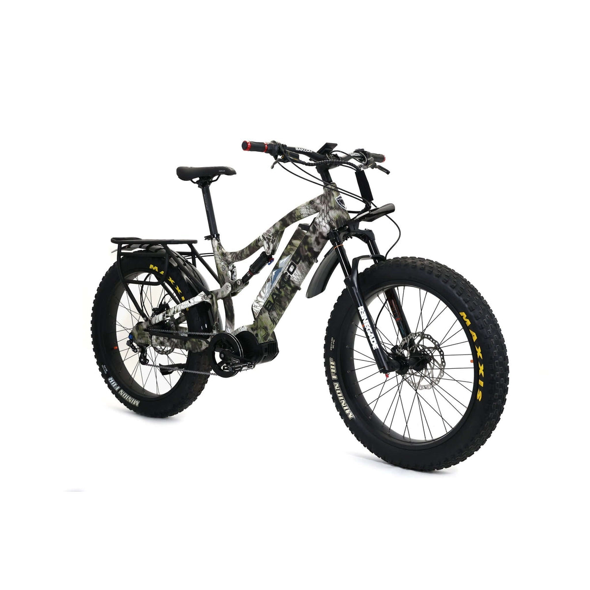 Bakcou Storm Jäger 1000W Full-Suspension IGH Fat Tire Electric Bike ...